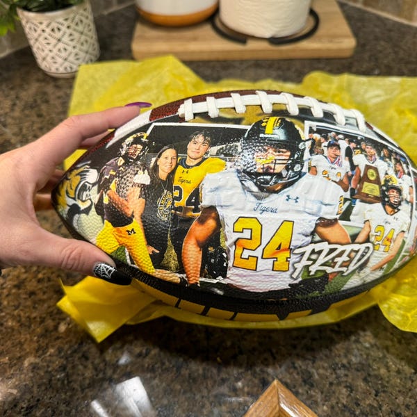 TEMPLATE - Customizable Football Panel Template - Etsy