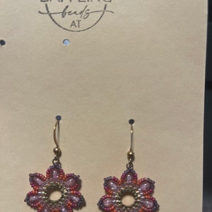 Bead Graph & Color Codes for 10 Odoti Fringe Earring Variations, Ombre ...