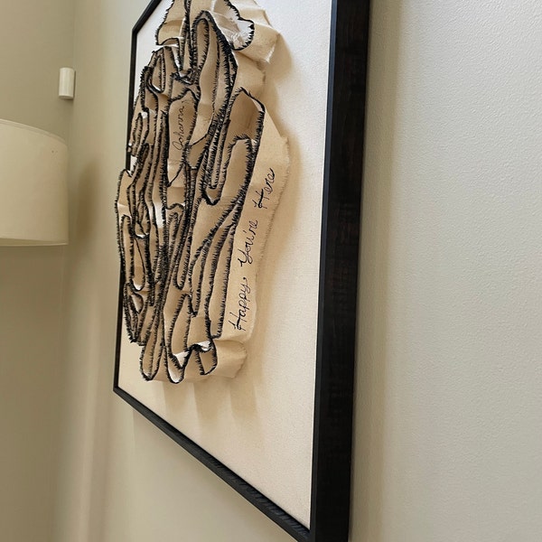 Floating Frame - Metal Art Frame - Wall Decor Framing - Etsy