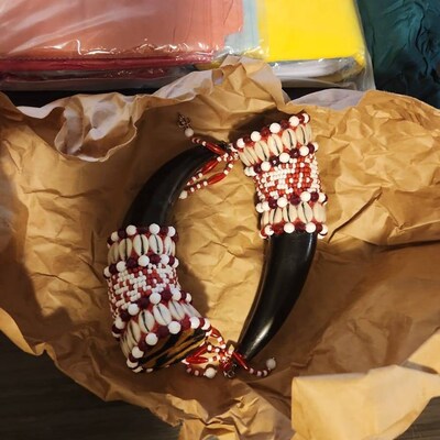 Palo Mayombe Regla CONGO . Necklace , Bracelets . Eggun Necklace ...