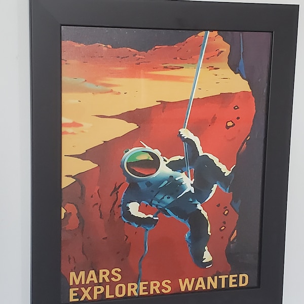 Astronaut Mars Explorers Wanted Moon Nasa Space Ship Travel Fine ...