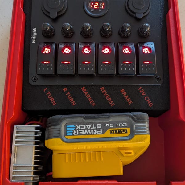Milwaukee M18 Packout Trailer Light Tester Weathertight 7 Pin With All ...
