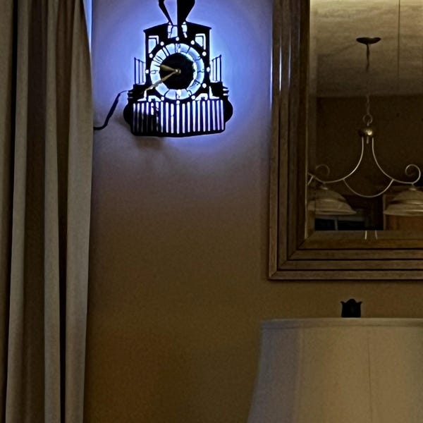 Gamer Clock With Led Light, Video Gaming Gifts, Game Room Wall Decor ...