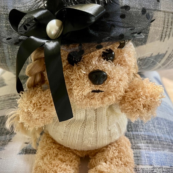 Womens Girls Ringmaster Black Mini Top Hat Fascinator on Hair Clips ...