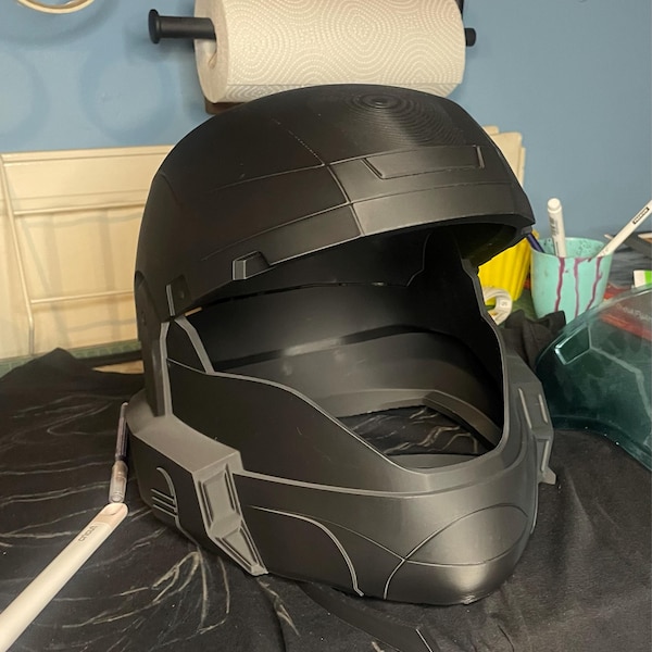 Juggernaut Helmet - Helldivers 2 - 3D Printed - Etsy