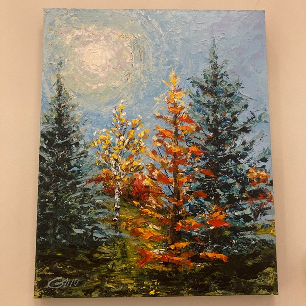 Abundance, Abstract Tree, 30 X 40, Wall Art, Original Work, GALLO ...