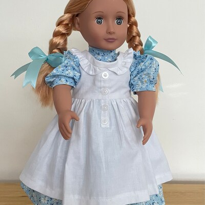 Prairie Ruffles Dress 18 Inch Doll Clothes Pattern Designed to Fit ...