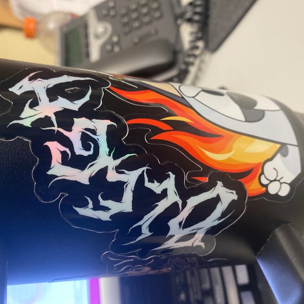 Blegh Holographic Vinyl Sticker - Etsy