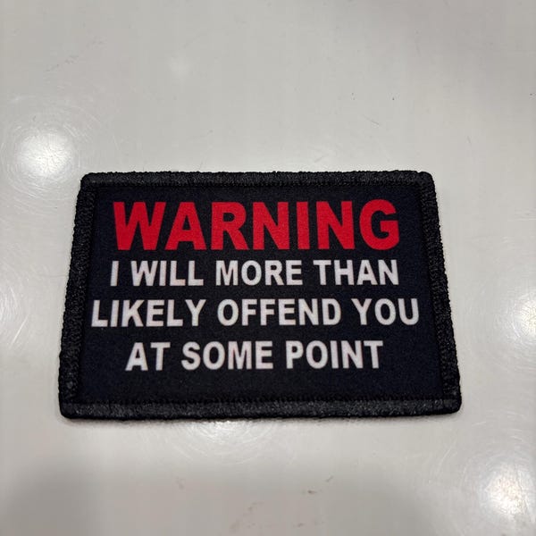 Slow is Smooth Smooth is Fast Sniper Morale Patch Hook and Loop Backing for Backpack, Rucksack ...