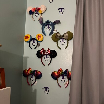 Mickey Ear Wall Displays 5 and 10 Packs - Etsy