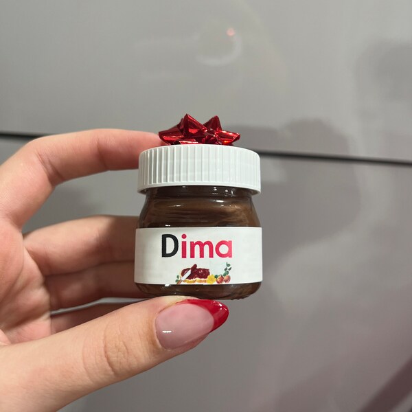Custom Birthday Party Favors Mini Nutella Favors Personalized Birthday ...