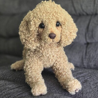 Puppy Jeri made to Order Realistic Toy, Poodle Dog , Toy Poodle, Fur ...