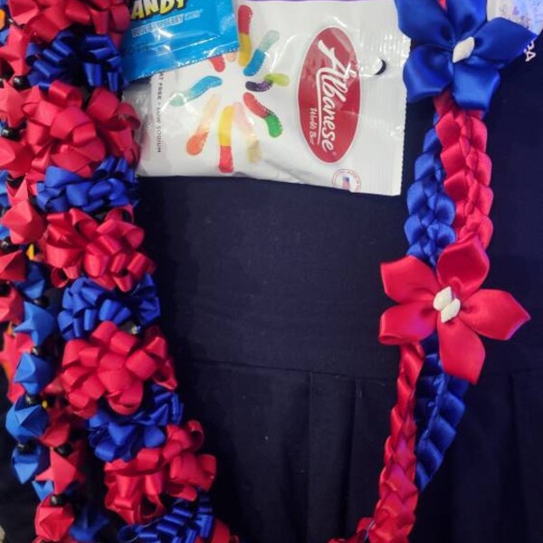 Lei Hoku Originally Designed by Leilani Graduation Lei Hawaiian Ribbon ...