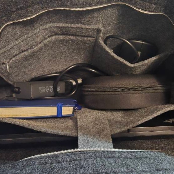 CD Box With Leather Handle, Felt Basket, CD Storage, Minimalist ...