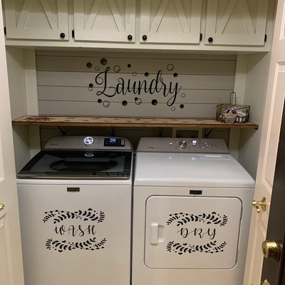 Laundry With Bubbles Vinyl Sticker Room Sign Soap Die Cut Decal - Etsy
