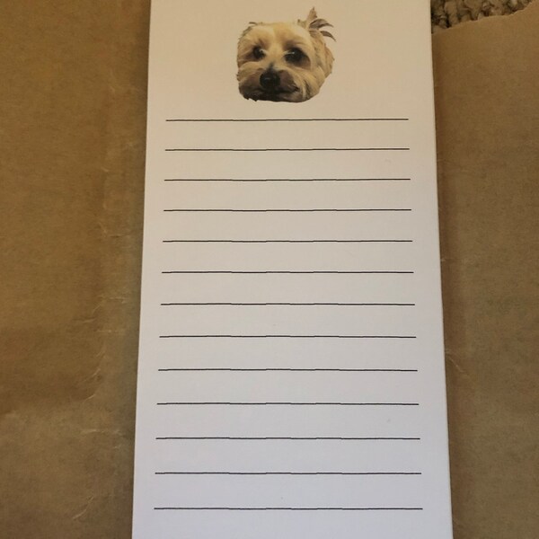 Custom Dog Notepad, Personalized Dog Notepad, Custom Pet Notepad ...