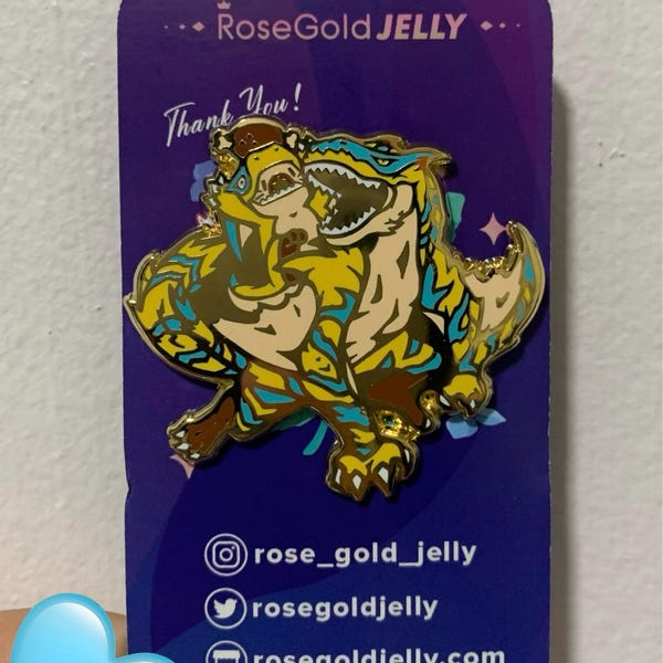 Monster Hunter Enamel Pins [2 X 1.5 Inch] - Etsy