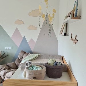 Kinetic Mobile 28 Eucalyptus Cream & Forest Green - Etsy