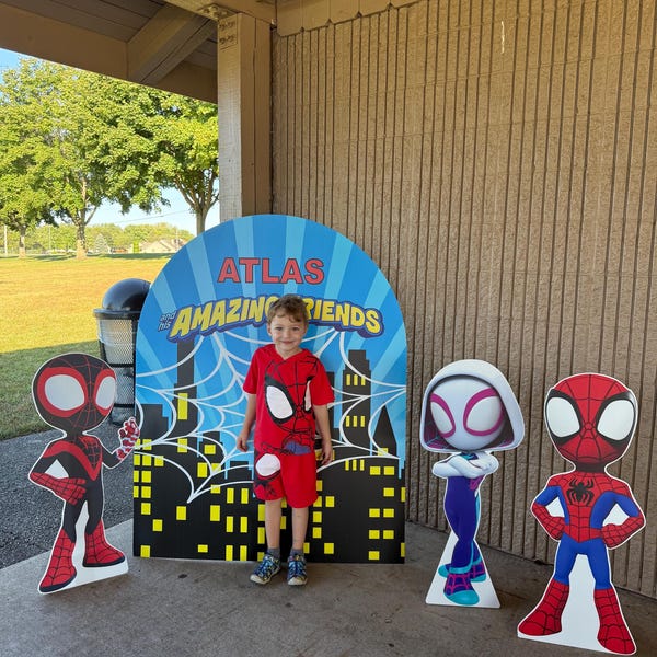 Spidey and His Amazing Friends Party Props & Backdrop – High-quality ...
