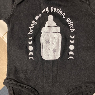 Goth Bodysuit Goth Baby Clothes Witchy Baby Baby Ghoul Punk Baby Gift ...