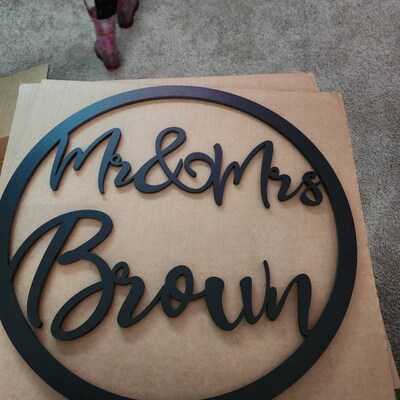 Romantic Couple Name EST Sign With Heart Arrows Personalized Custom ...