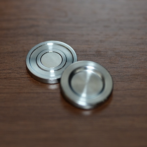 Worry Coin Fidget Haptic Coin Magnetic Stress Toy Gift for Friends - Etsy