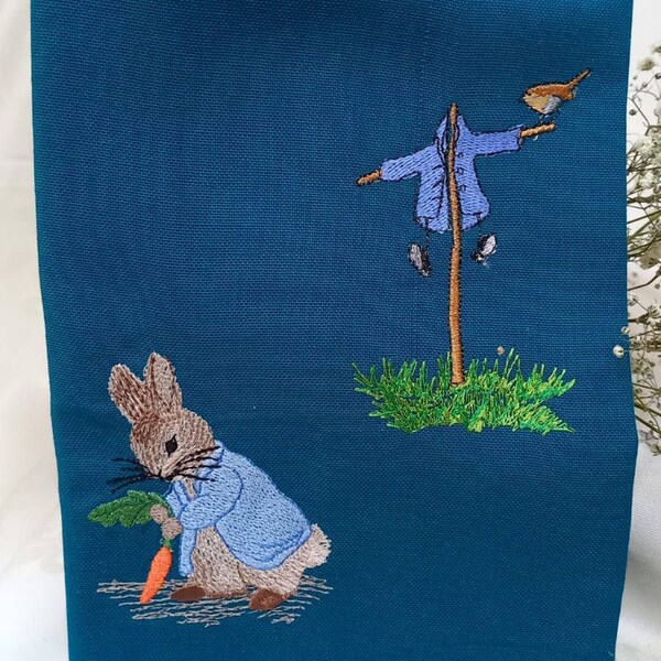 Easter Bunny Embroidery Design Peter Rabbit Machine Embroidery Design ...