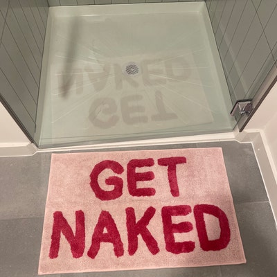 Sweet Cheeks Bath Mat Hot Pink Blush Cute Bathroom Rugs Girls - Etsy