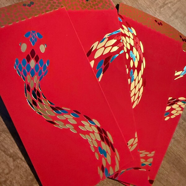 8/12/20 Chinese New Year Red Packet 2025 Year of the Snake Red Pocket ...