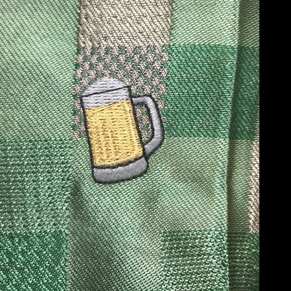Mini Beer Mug Machine Embroidery Design. Beer Glass Mini Embroidery. St ...
