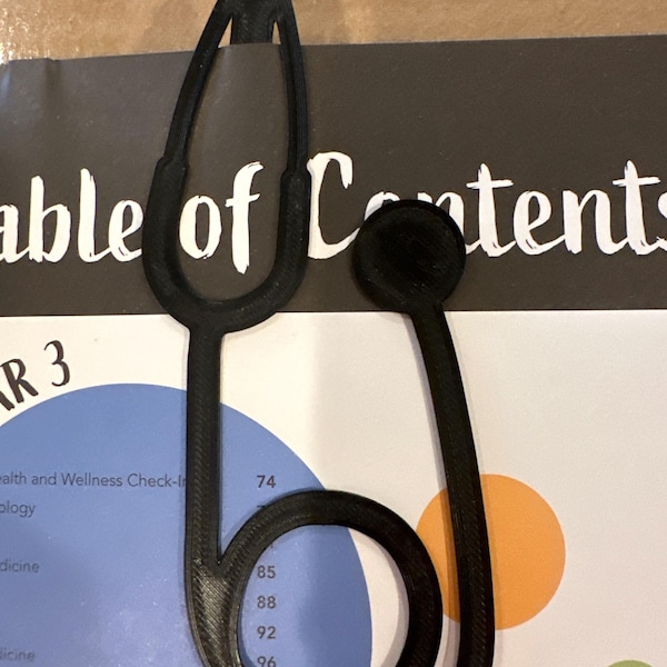 Nurse Bookmark and Paper Clips, Stethoscope Custom Doctor, Career ...