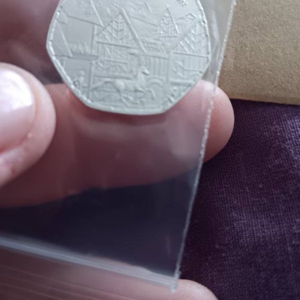 50th Birthday 24ct Gold Commemorative in Capsule. Gift/present ...