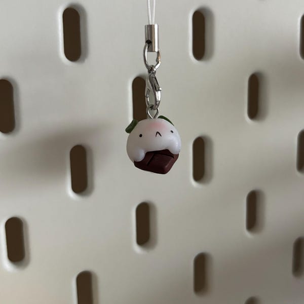 Mini Vegetable Phone Charms – Cute Polymer Clay Radish Charm, Kawaii ...