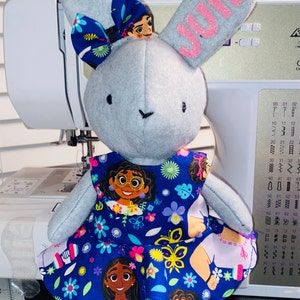 Rabbit Sewing Pattern, Miniature Clothing, Softie Doll Pattern - Etsy