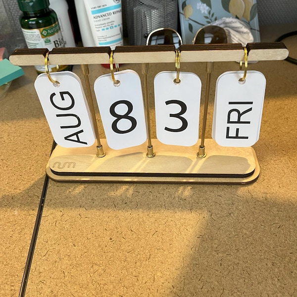 White Square Business Card Stand, Business Card Holder for Desk ...