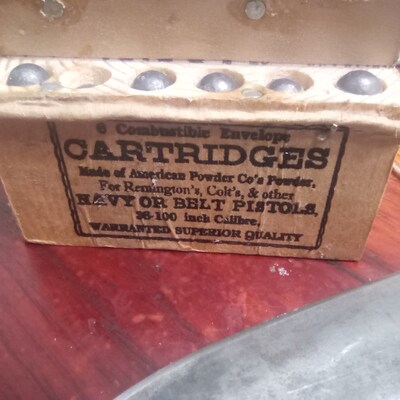 36 Cal. Cartridge Box Labels 20 - Etsy