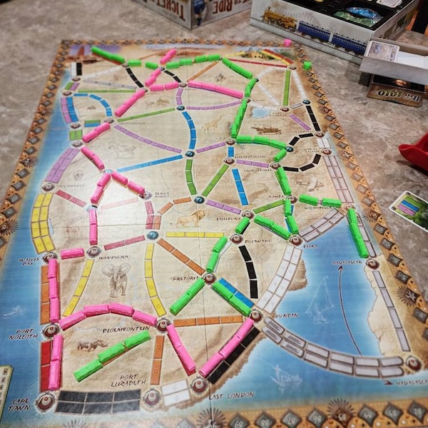 Unofficial Replacement Pieces for Ticket to Ride Board Game | Trains ...