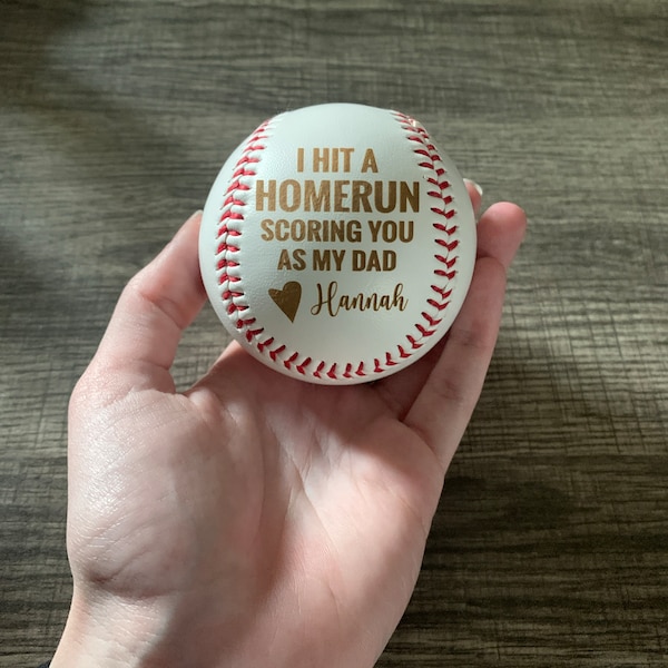 Fathers Day Baseball Personalized Gift - Etsy