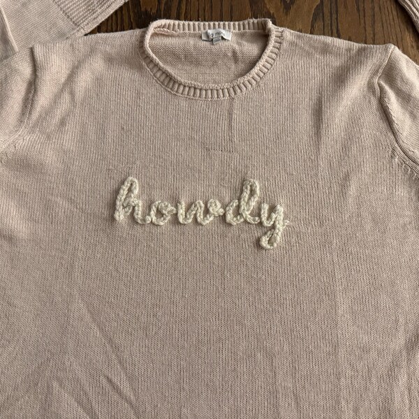 DIY Name Sweater Kit, Embroidery Kit Sweater, Personalized Name Sweater ...
