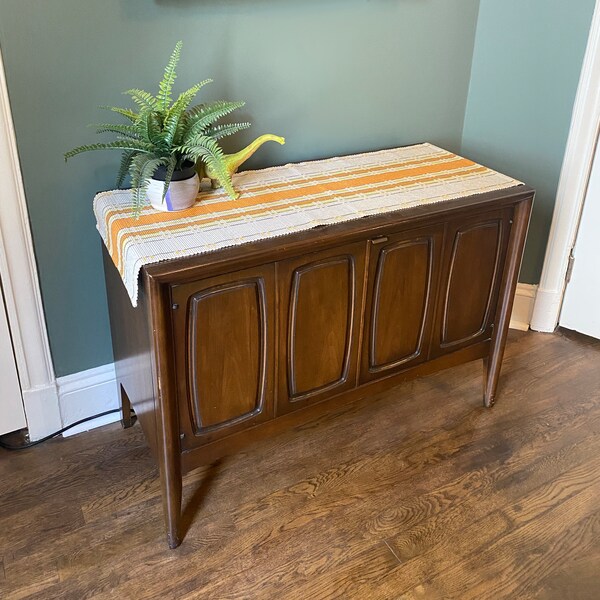 Vintage Handwoven Wool Table Runner, Wool Table Topper, Wool Table ...