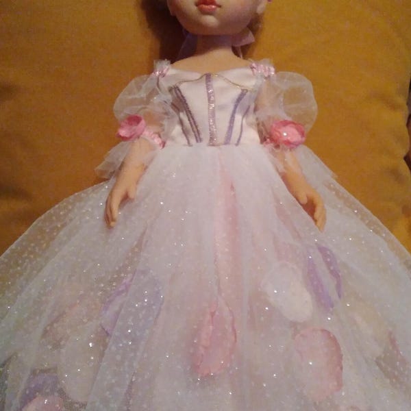 Embroidered Dress for Doll Effner Little Darling, Paola Reina. Handmade ...