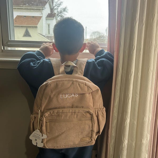 Personalized Boys Backpack|custom Toddler Boy Birthday Gift|daycare ...