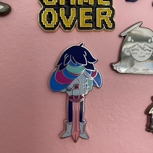 Deltarune Enamel Pins W/ Free Sticker | Etsy