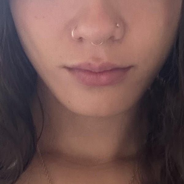 Silver Nose Ring, Size Options, Tiny Nose Hoop, Subtle Nose Hoop, Nose ...