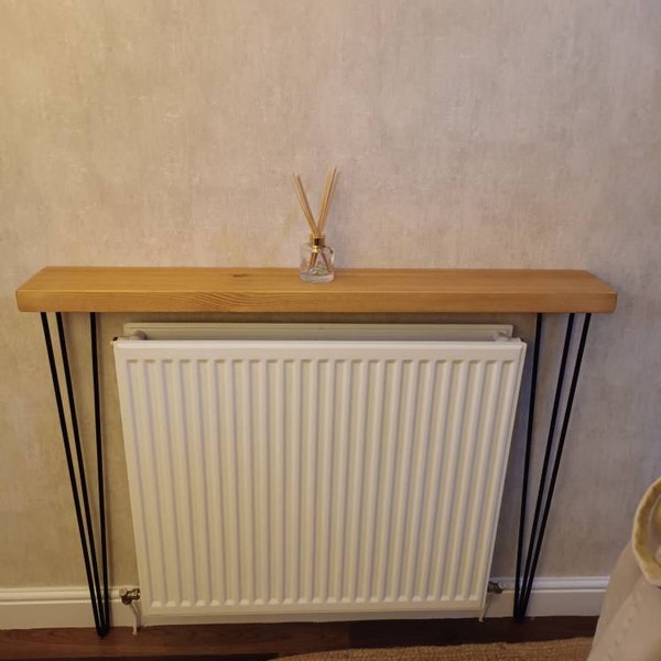Rustic Radiator Shelf - Console Table - Etsy UK