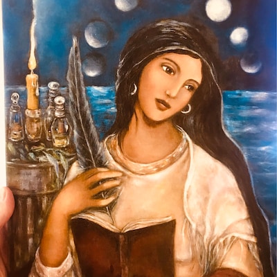 Mary Magdalene Art on Canvas, Maria Magdalena, La Magda, Maria ...