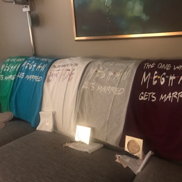 The One Where I'm the Bride Friends Themed Satin Sash Bachelorette ...