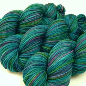 Sock Yarn Mini Skeins, Hand Dyed Yarn, Sock Weight 4 Ply Superwash Merino Wool Yarn Lettuce ...