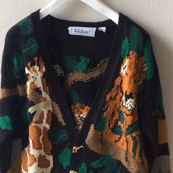 Vintage Land's End Snowflake Ski Sweater Blue Turtleneck Sweater Large ...