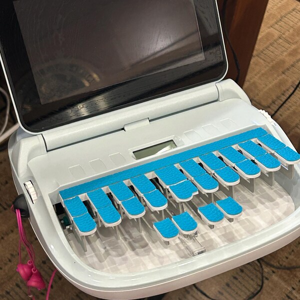 Pebbled Light Blue - Faux Leather Keypads - Etsy